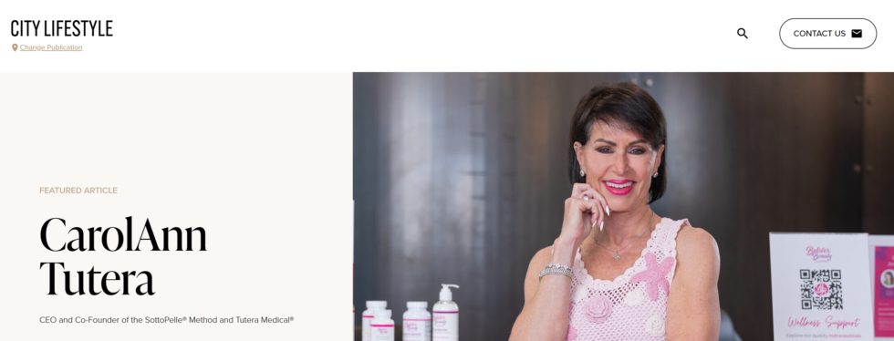 CarolAnn Tutera - City Lifestyle - SottoPelle Hormone Replacement Metho