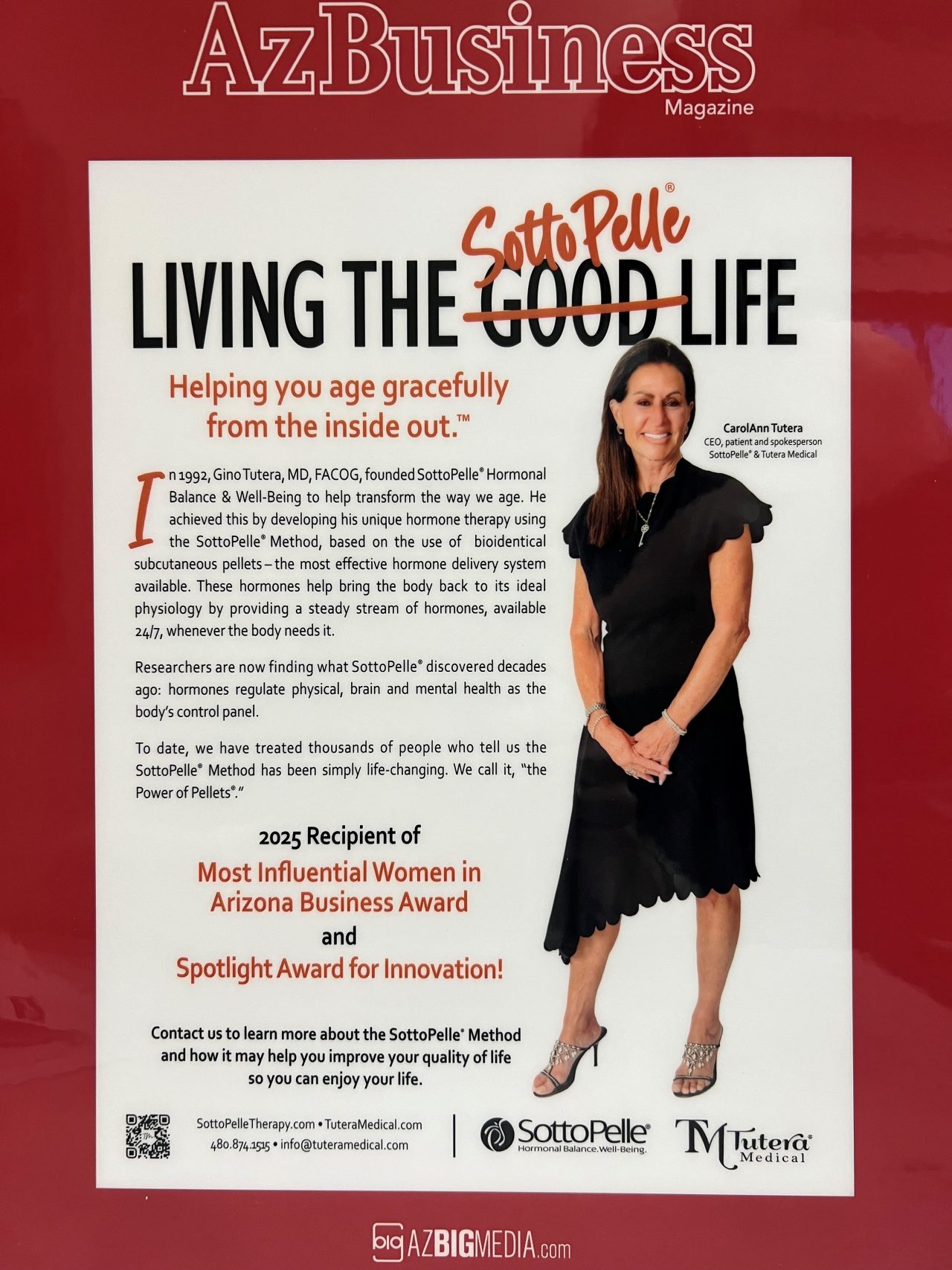 CarolAnn Tutera Featured in AZ Business Magazine - SottoPelle Hormone ...